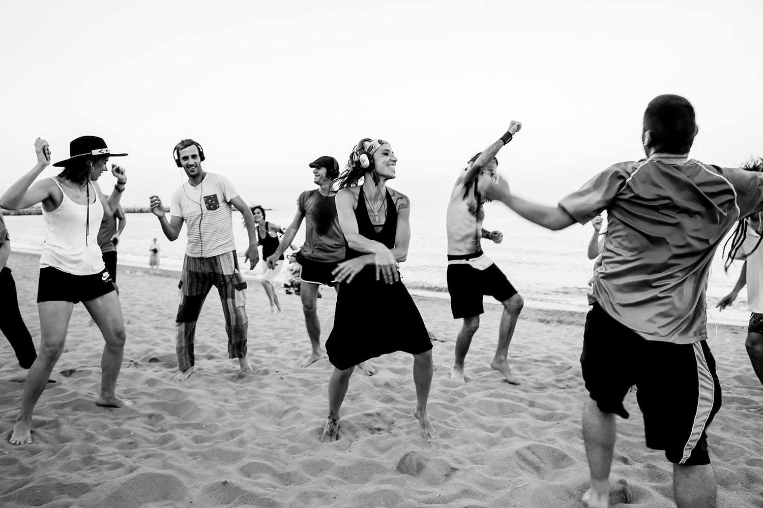 Silent Disco: pista de baile mañanera en Barcelona