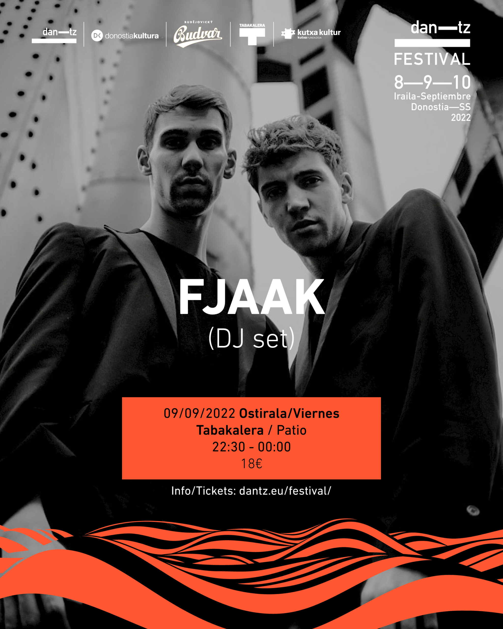 El secreto del éxito de FJAAK aterriza en Dantz Festival