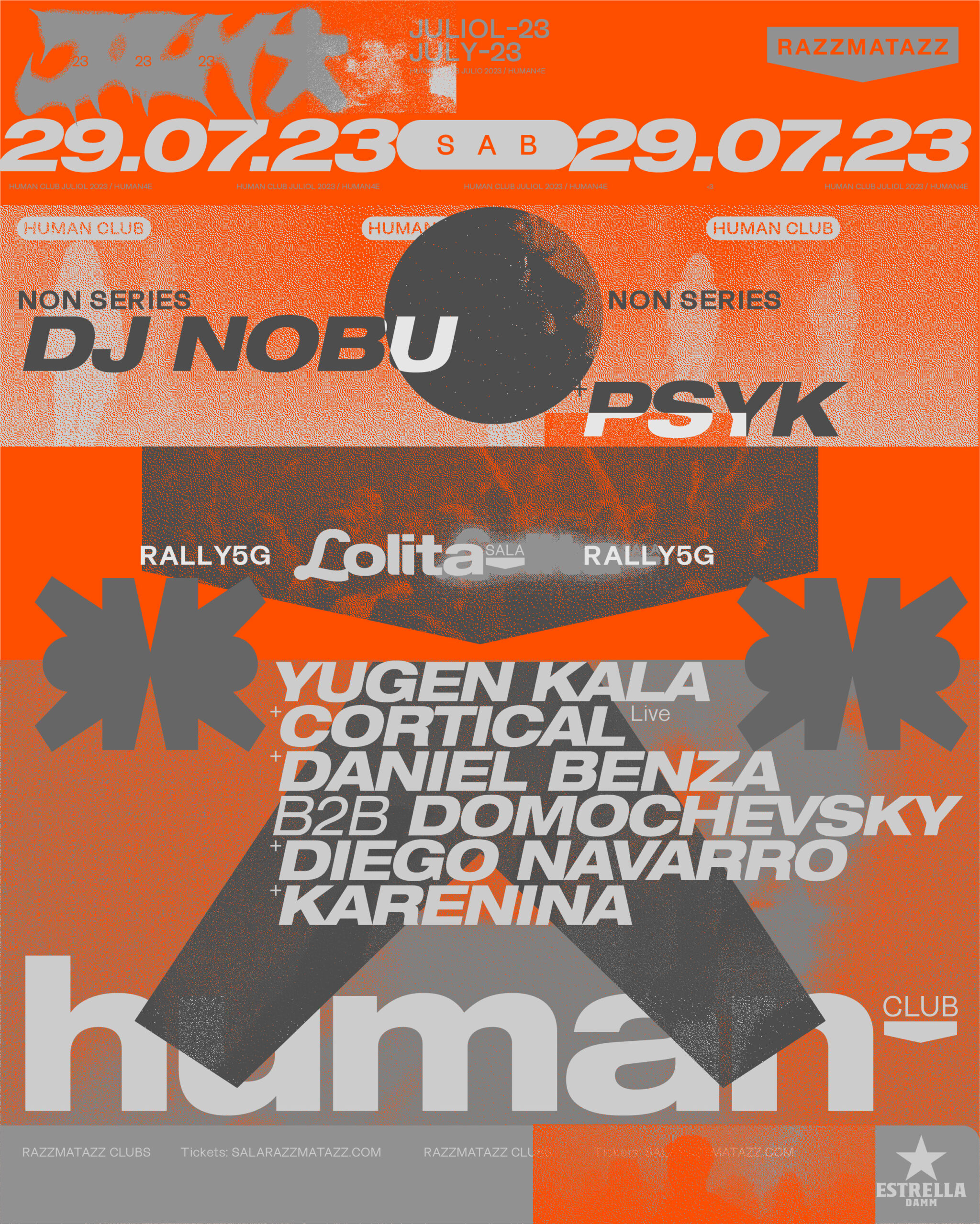 DJ Nobu: ritmo hipnótico y abstracción amniótica en Human Club, Razzmatazz