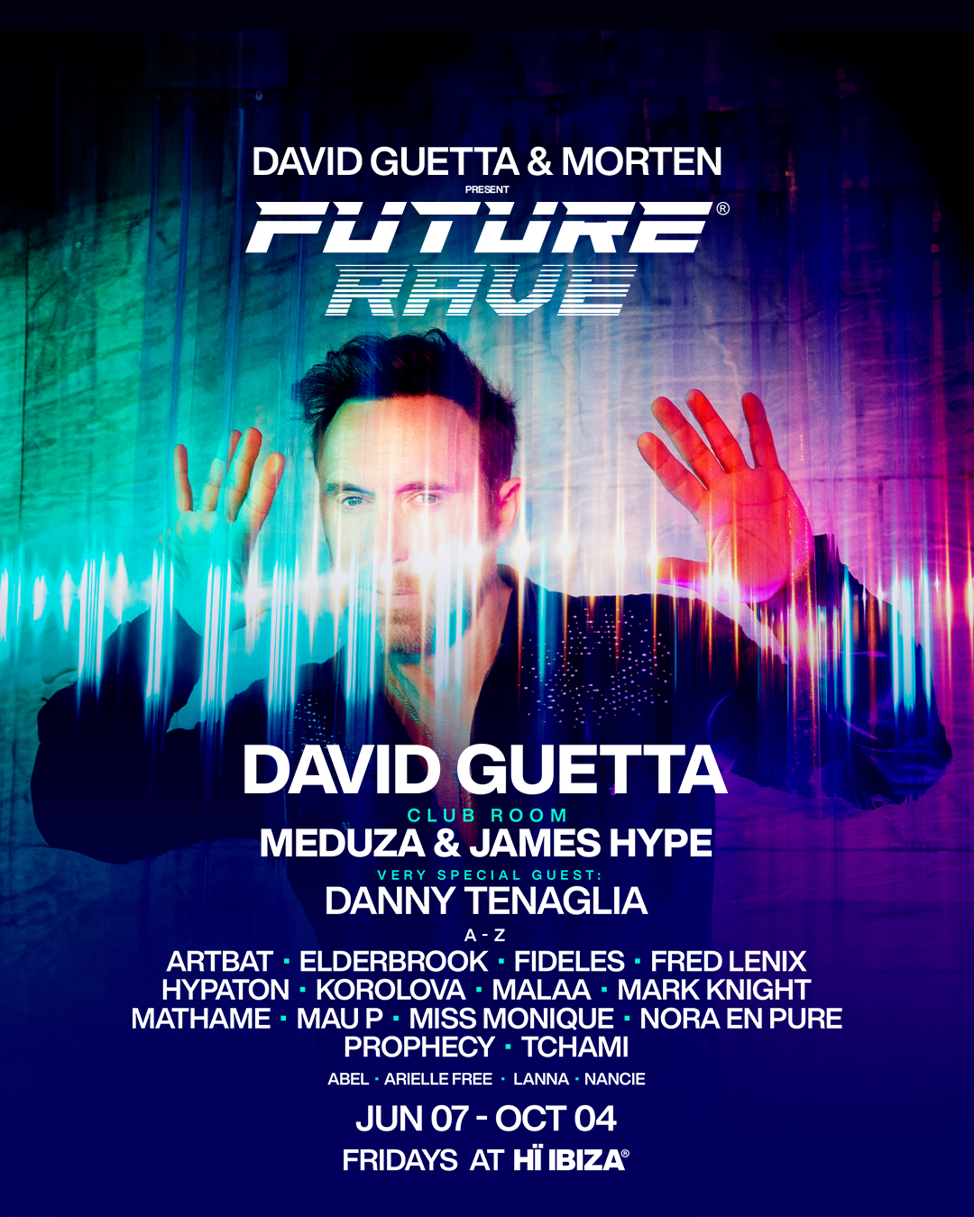 "Future Rave" de David Guetta y Morten en Hï Ibiza