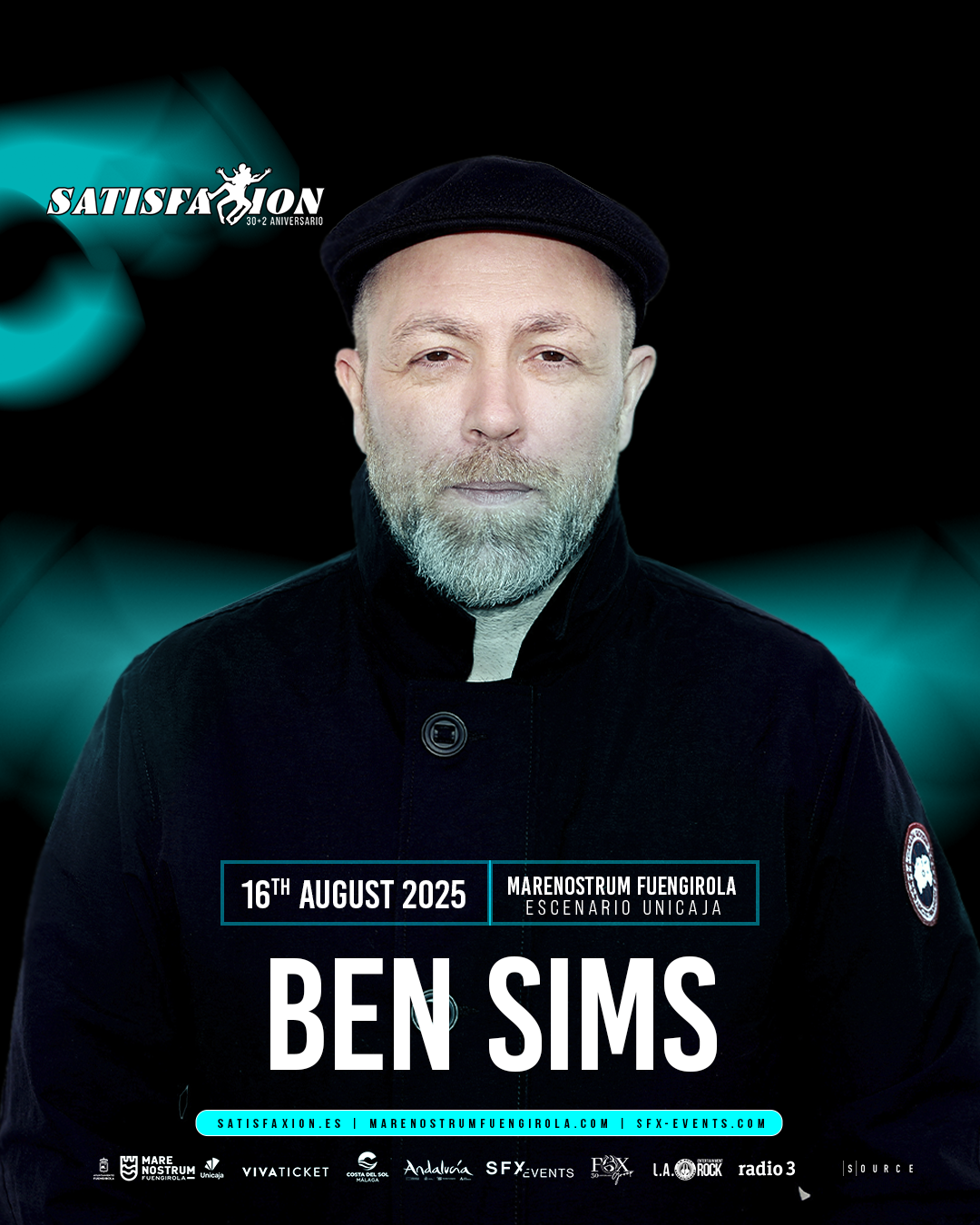 Ben Sims, Anna Tur y Art No Logia se unen a Carl Cox en Marenostrum Fuengirola