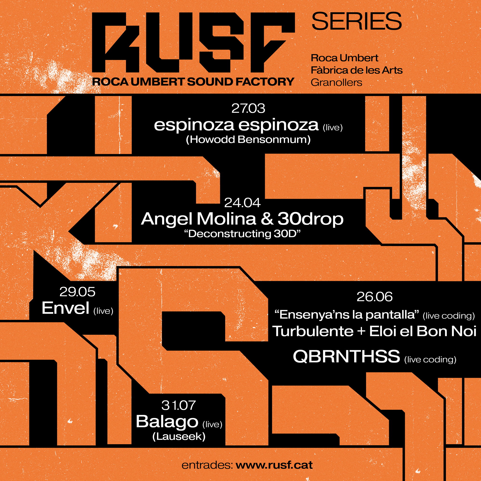 RUSF Series: ciclo de electrònica experimental y nuevas sonoridades