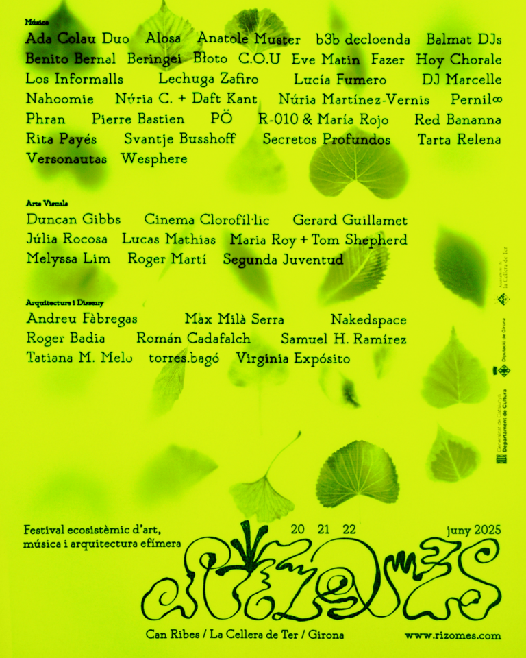 RIZOMES 2025 desvela el cartel completo de su 5ª edición