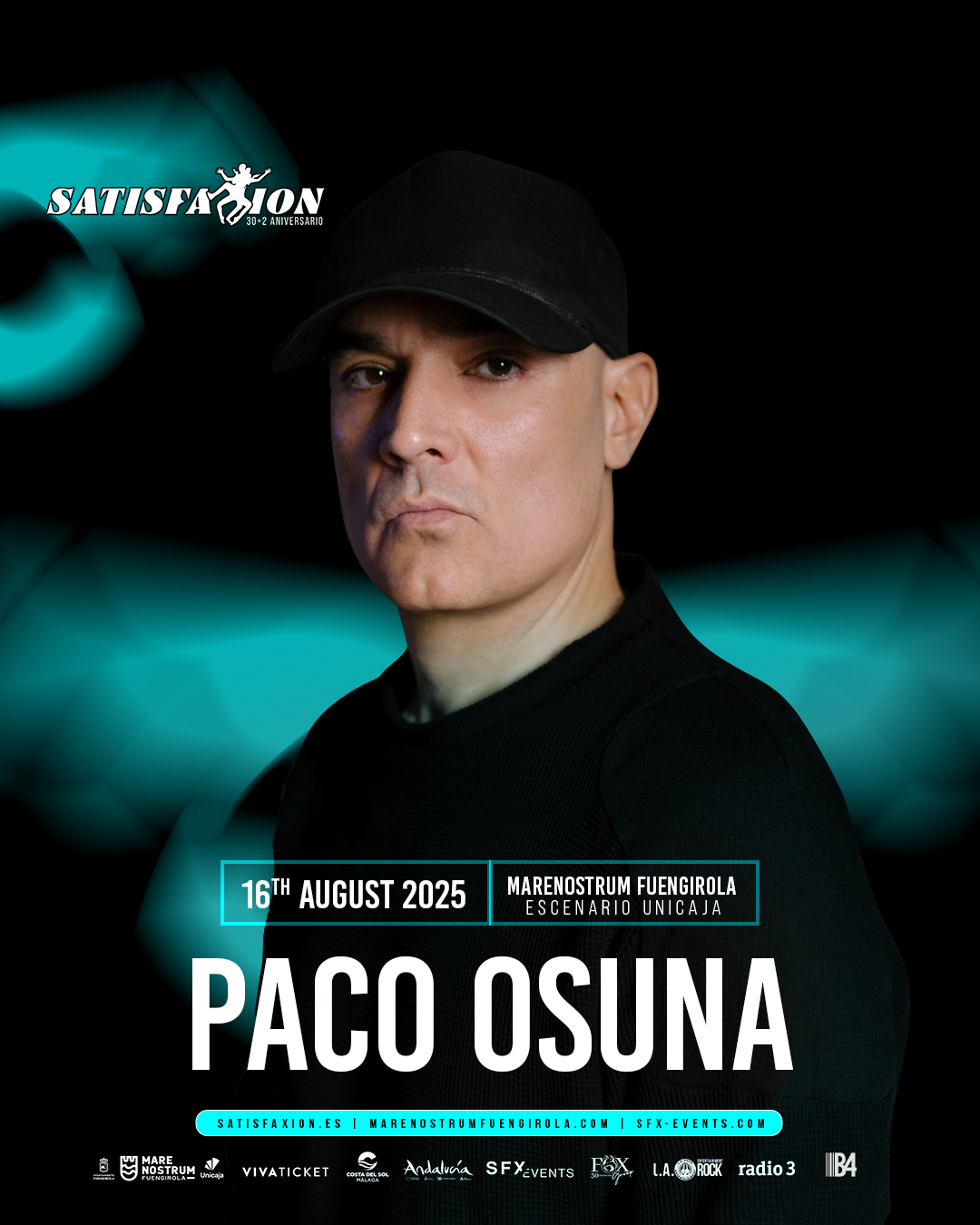 Paco Osuna se une al evento de Carl Cox en Marenostrum Fuengirola