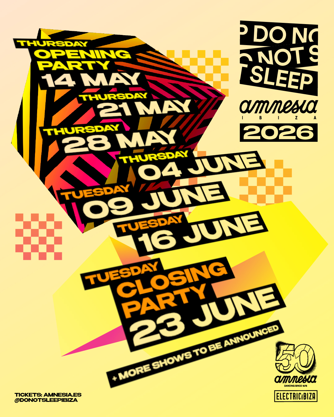 Do Not Sleep regresa a Amnesia Ibiza | Beatburguer